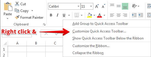 Utilizing Excel Custom Toolbars & Menus | ONLC