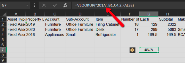 4 Reasons Your VLOOKUP is Giving #N/A - ONLC
